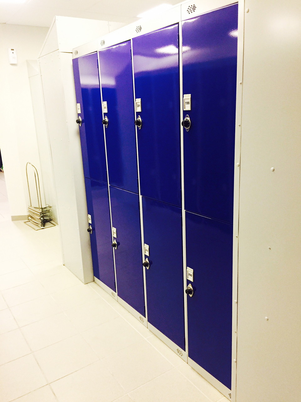 METAL LOCKERS AT AL BADIE HOTEL | Bin Sabt Sports & Leisure